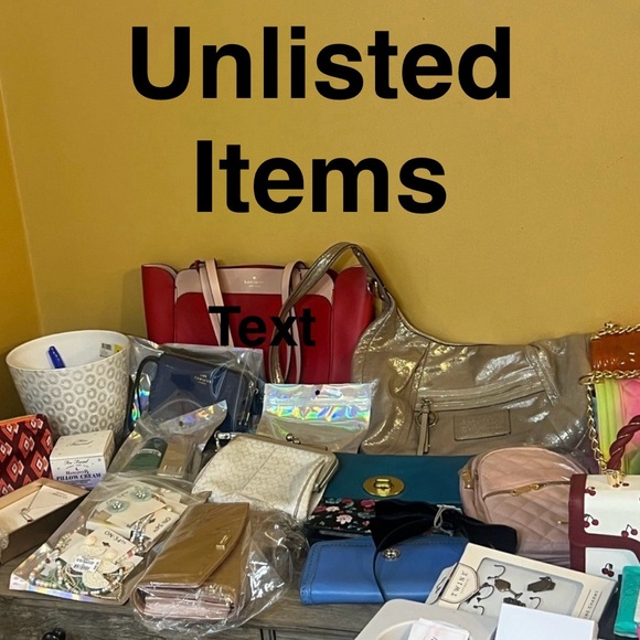 Bags | Unlisted Items Flyer | Poshmark